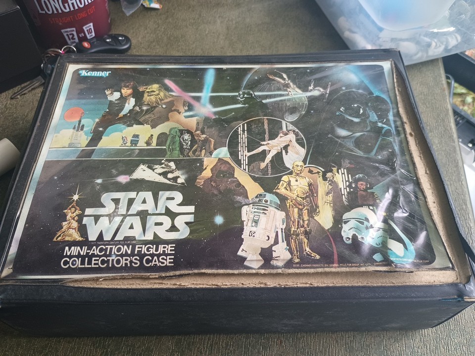 Vintage 1977 Kenner Star Wars Mini-Action Figure Collectors Case W ...
