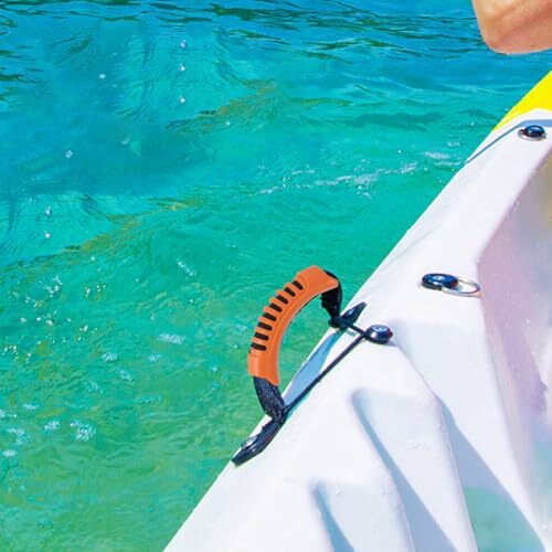 4 Pack Kayak Canoe Boat Side Mount Carry Handles with Bungee Cords for ...