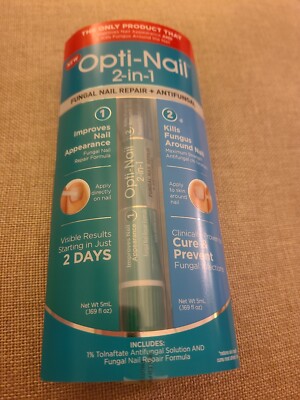 Opti-Nail 2-in-1 Fungal Nail Repair Plus Antifungal Improves Appearance ...