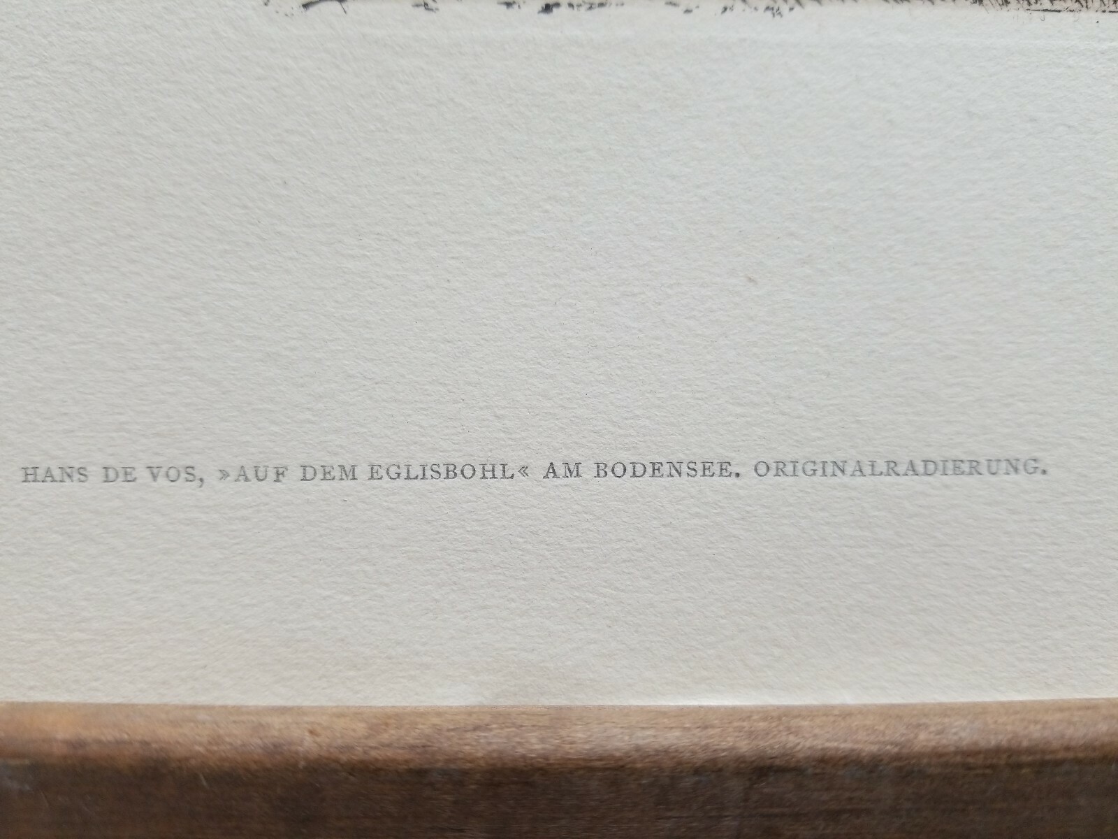 Hans De Vos (1891-1949) Etching "On The Eglisbohl" 12"×16" Wien | eBay