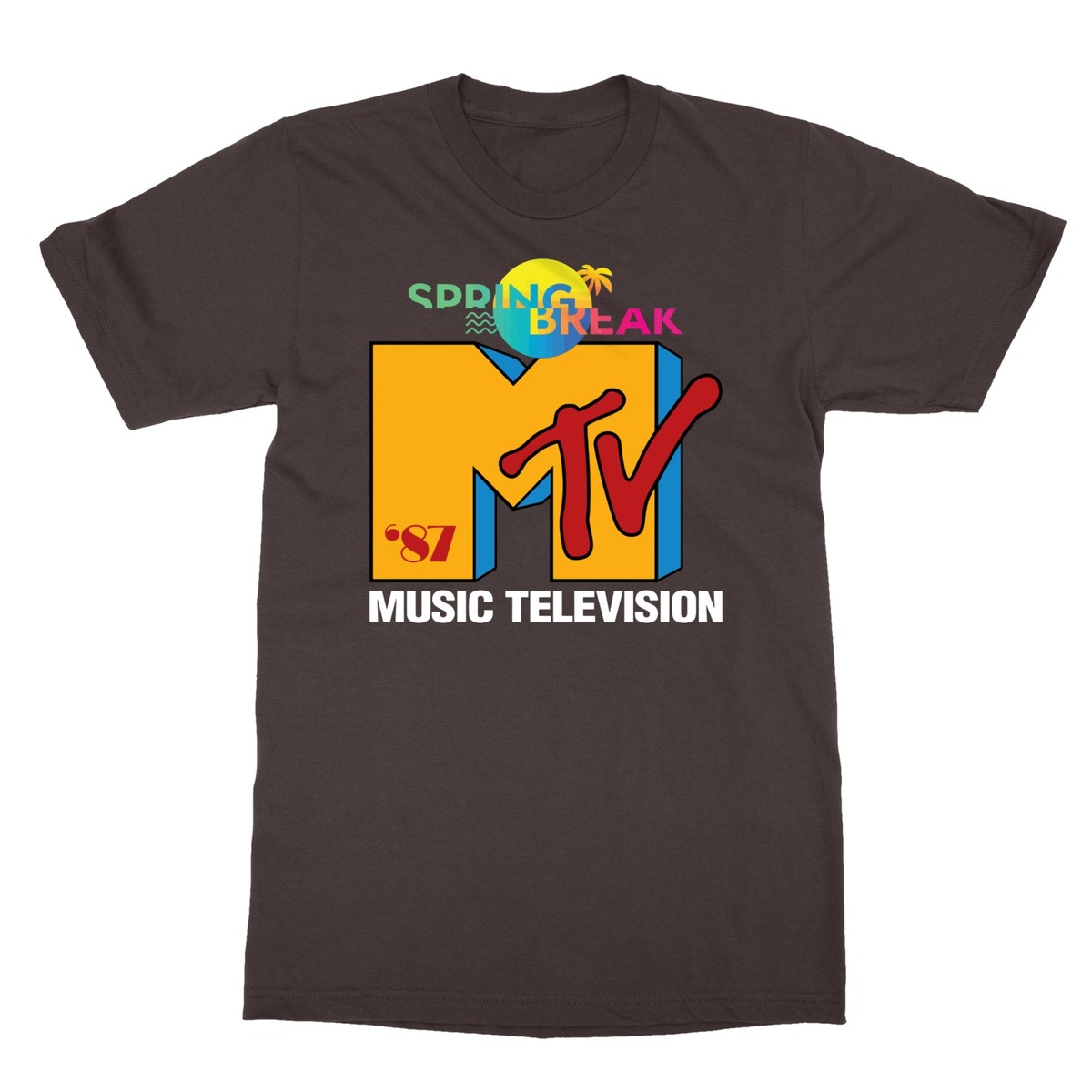 Mtv Spring Break Logo MTV Logo Spring Break 1991 Sticker By Notorious