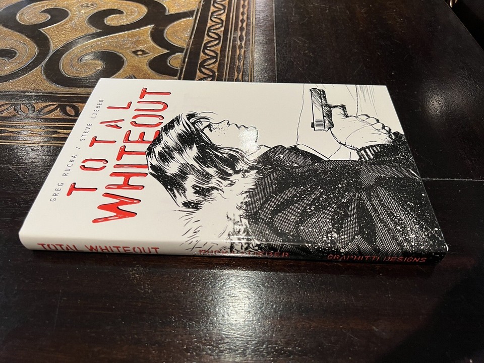 TOTAL WHITEOUT HC Artist Proof Signed by Greg Rucka + Steve Lieber with ...