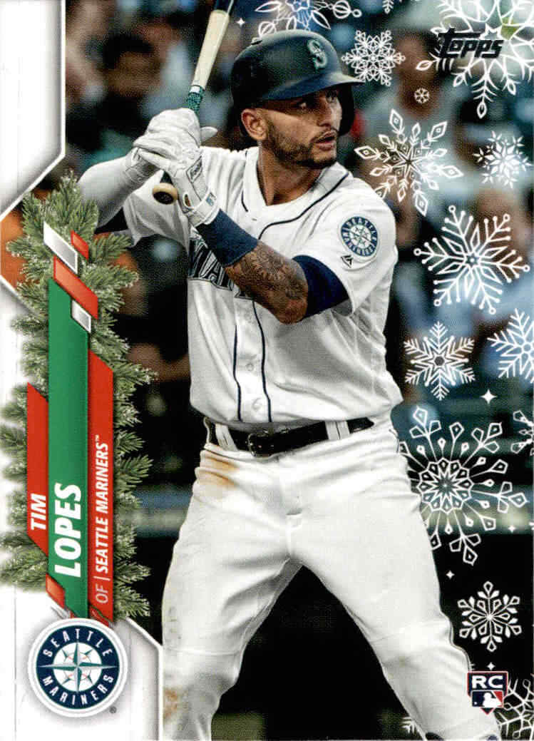 2020 Topps Holiday #HW15 Tim Lopes Mariners Baseball Rookie Card | eBay