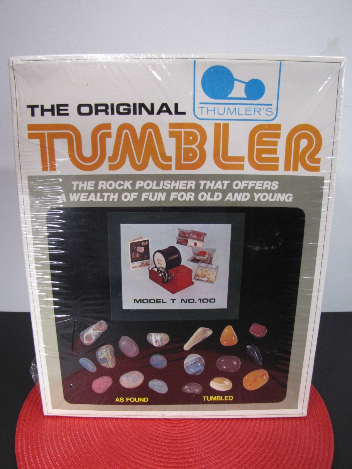 WOW ORIGINAL THUMLER'S TUMBLER ROCK POLISHER MODEL T NO 100 - NEW NEVER ...
