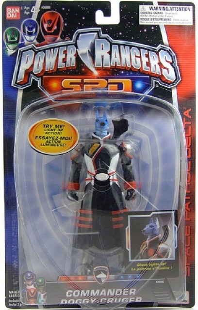 Power Rangers SPD Light up Doggy Cruger 5" Figure 2004 Bandai 20006 ...