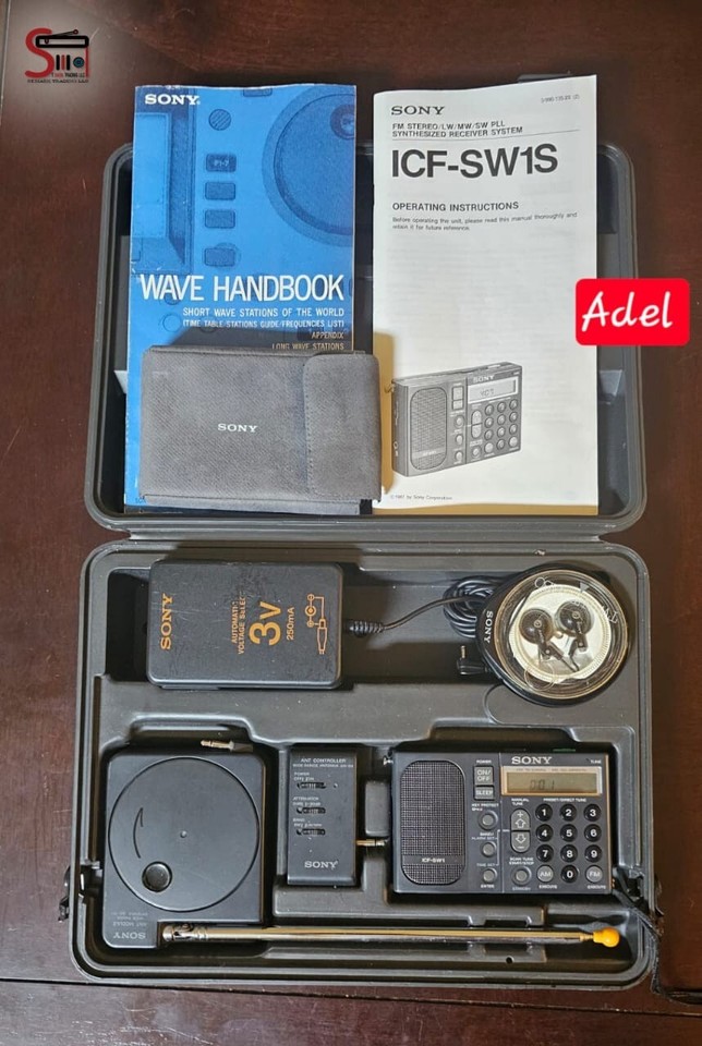 Sony ICF-SW1 Recapped & Upgraded By Adel In Excellent Condition With ...