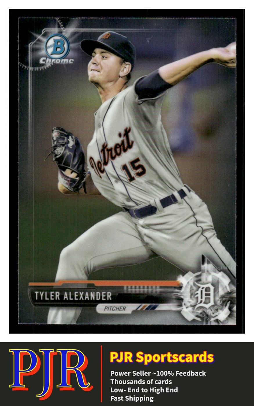 2017 Bowman #BCP48 Tyler Alexander Detroit Tigers Chrome Prospects | eBay