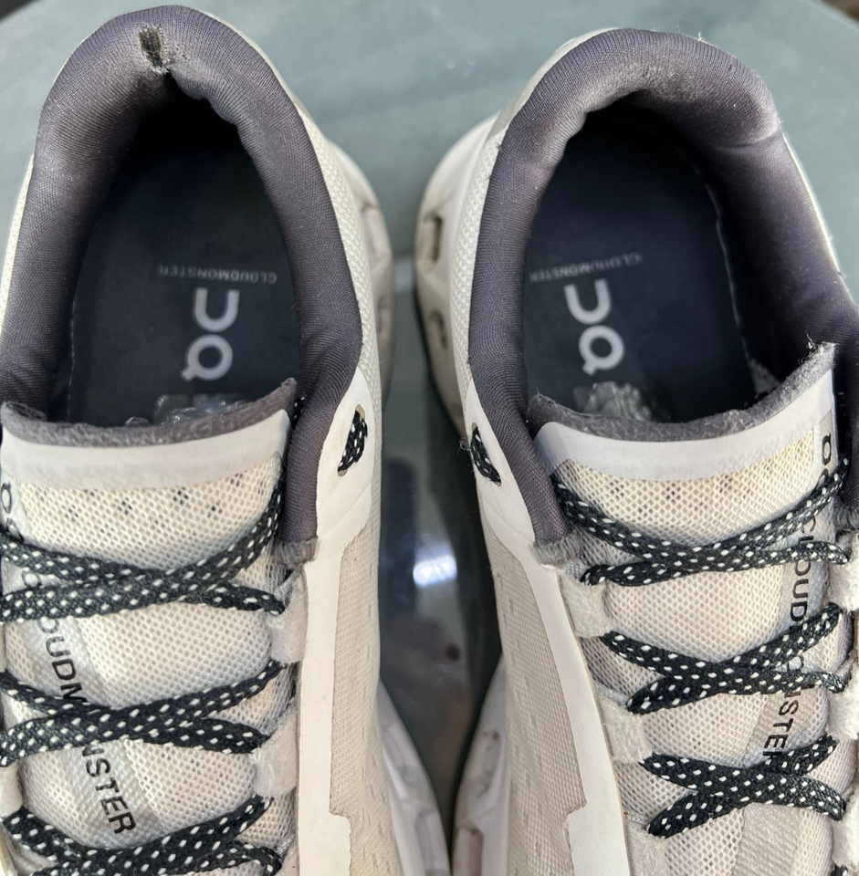 OnCloud Coudmonster Men's Running Shoes Size 10.5 M White Gray | eBay