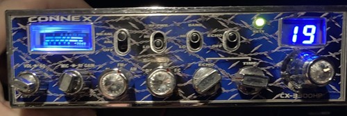 Vtg•Connex•CX3300HP•Astatic Mic•Echo Brd•Blue lit•ExtSpkr•Pro mods•”Big ...