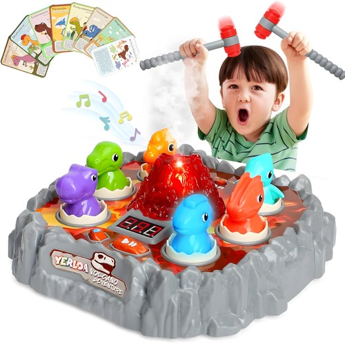 Whack Game Mole Dinosaur Toys for Kids 2 3 4 Year Old Boy Birthday Gift ...
