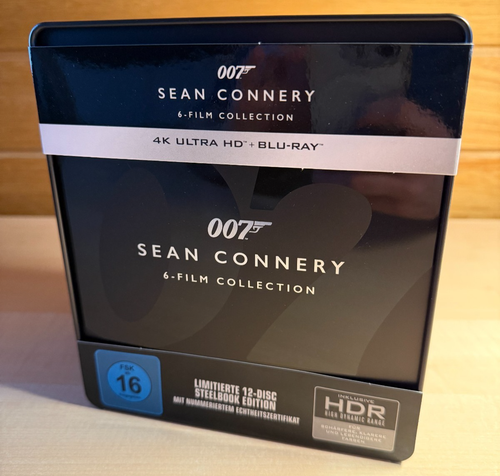 James Bond 007: Sean Connery 6-Film Collection * 4K UHD + Blu-ray * WIE ...