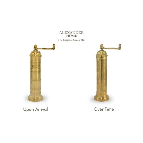 Alexander Mill The Original Greek Salt Mill 9 Inch Tall | European Salt ...