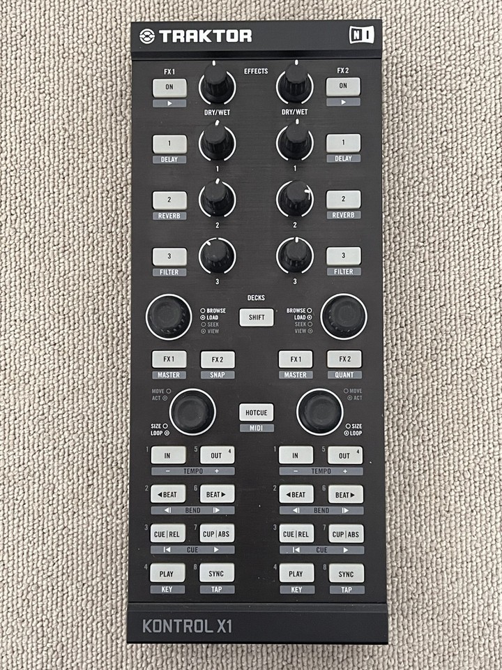 Native Instruments TRAKTOR KONTROL X1 DJ Controller Mixer Effector ...