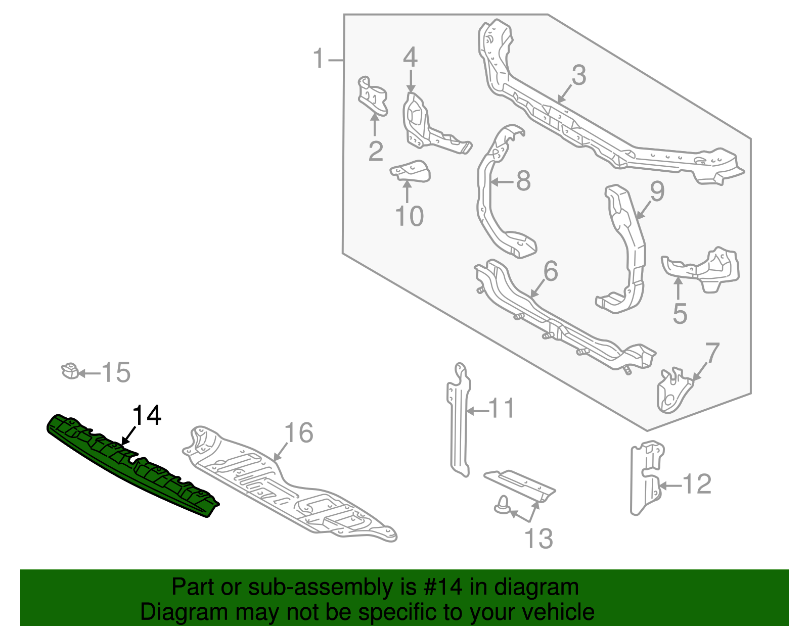 Genuine Toyota Engine Under Cover 51441-06020 for sale online | eBay