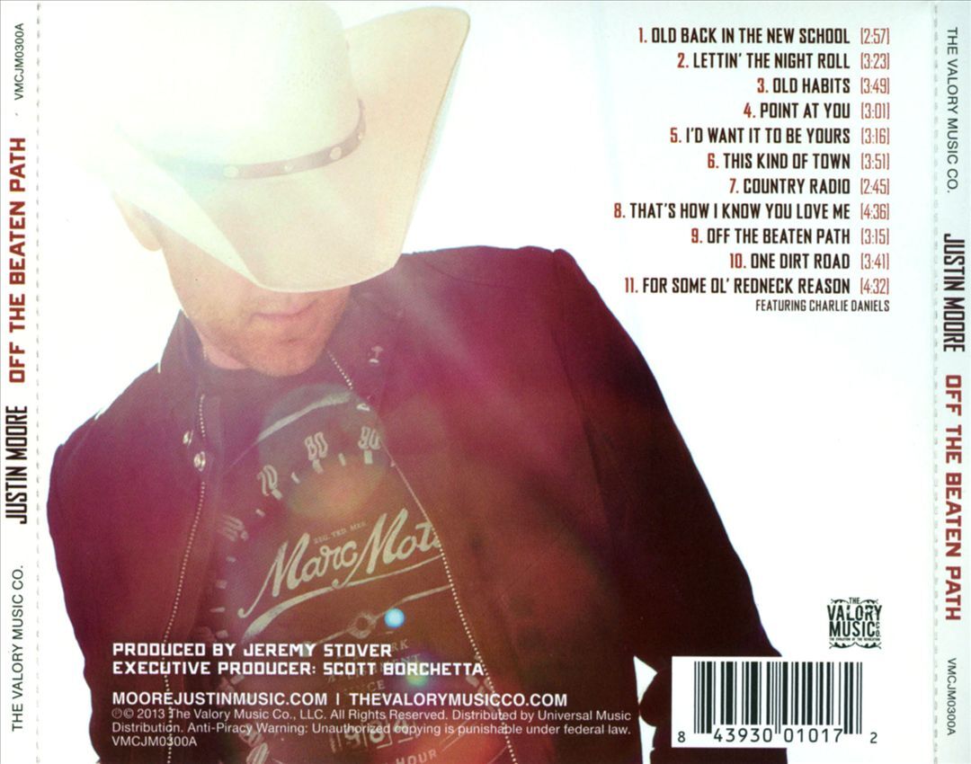 JUSTIN MOORE - OFF THE BEATEN PATH NEW CD 843930010172| eBay