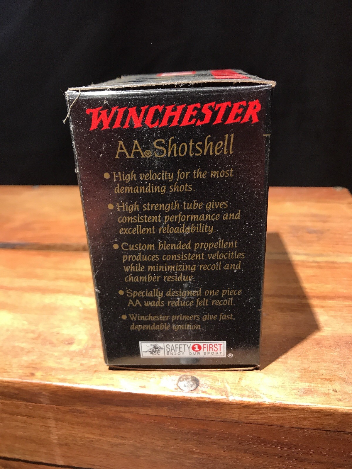 WINCHESTER AA Shotgun Shell Empty Box ~ 12ga./2 3/4" / 9 shot- Light ...