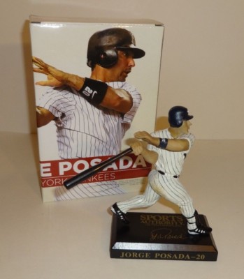 NY YANKEES ~JORGE POSADA~ LIMITED EDITION FIGURINE STATUE FIGURE SGA ...