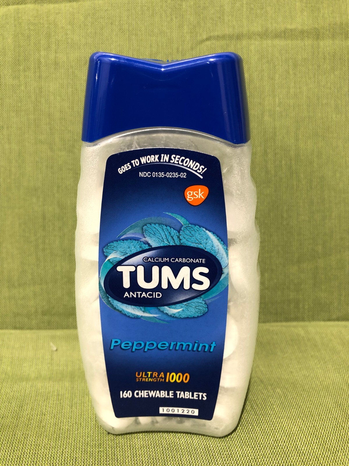 TUMS Peppermint Antacid Tablets - 160 Count for sale online | eBay