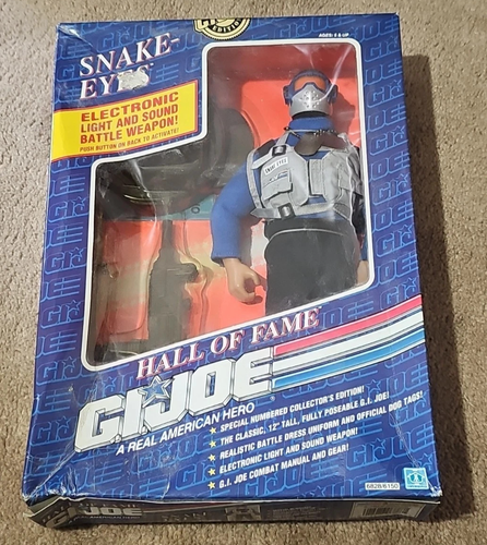 Vintage Snake-Eyes Hall of Fame GI Joe 12" Figure Hasbro 1993 Non ...