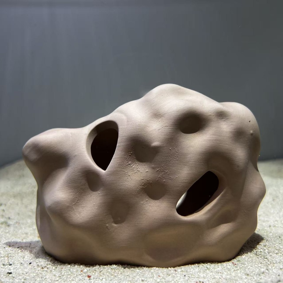 Aquarium Creative Ceramic Ornament Caves For Fish Tank Cichlid | eBay UK