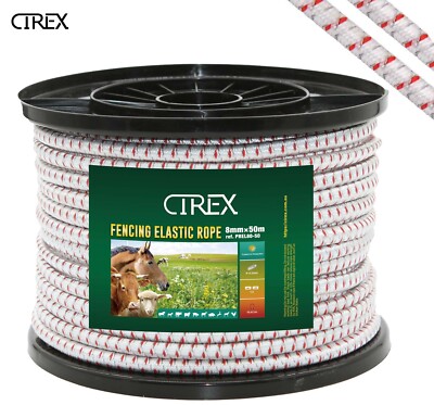 Electric Fence Bungee Bungy Shock Cord Poly Rope Gate Wire Poly Rope ...