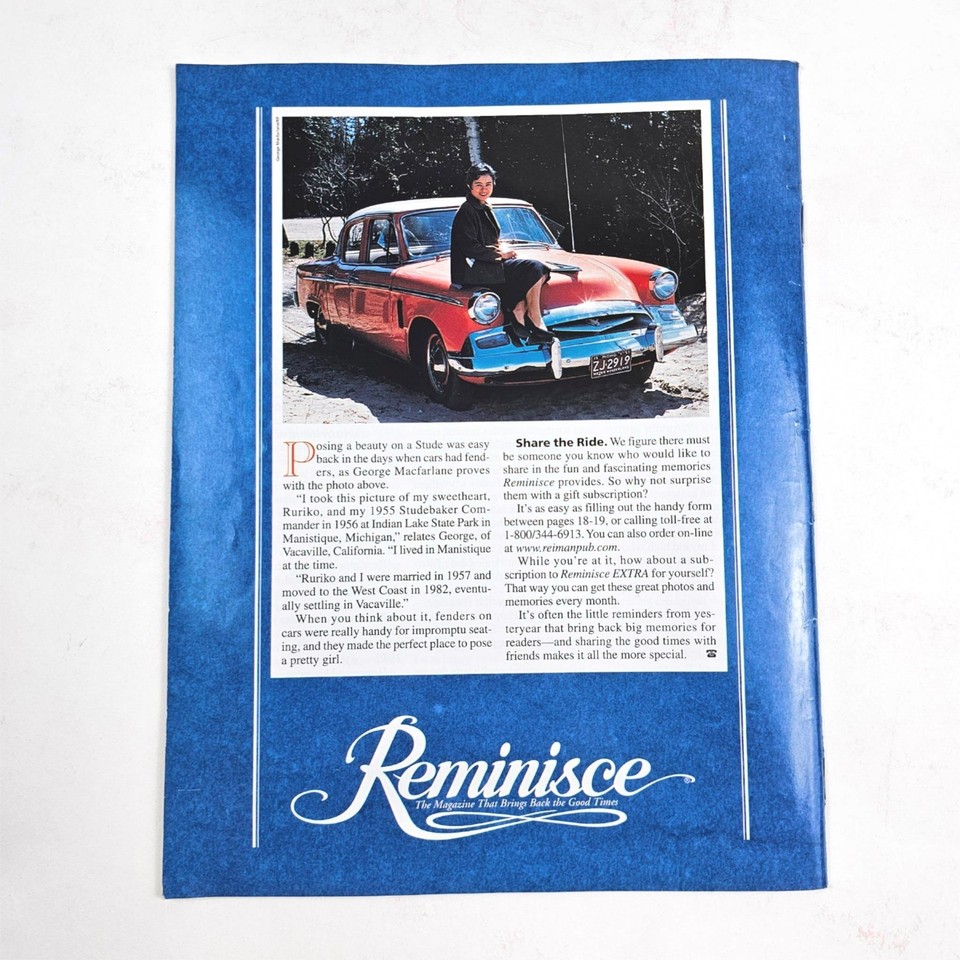 Reminisce Magazine March April 2003 Brings Back More Good Times | eBay