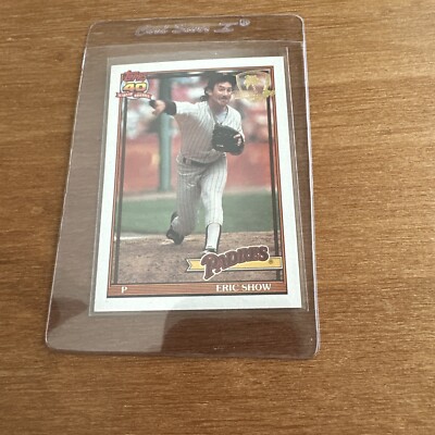 1991 Topps Desert Shield #613 Eric Show Padres Sharp Corners&Surface ...