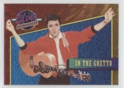 1992 The Elvis Presley Collection IN THE GHETTO Foil Insert Card NM-MT ...