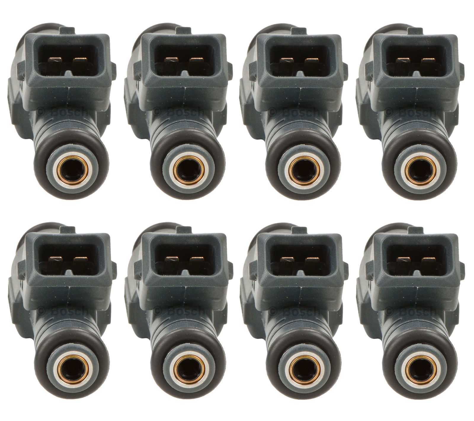 Set of 8 Bosch Fuel Injectors for BMW E31 840Ci E32 E38 740iL E34 530i ...