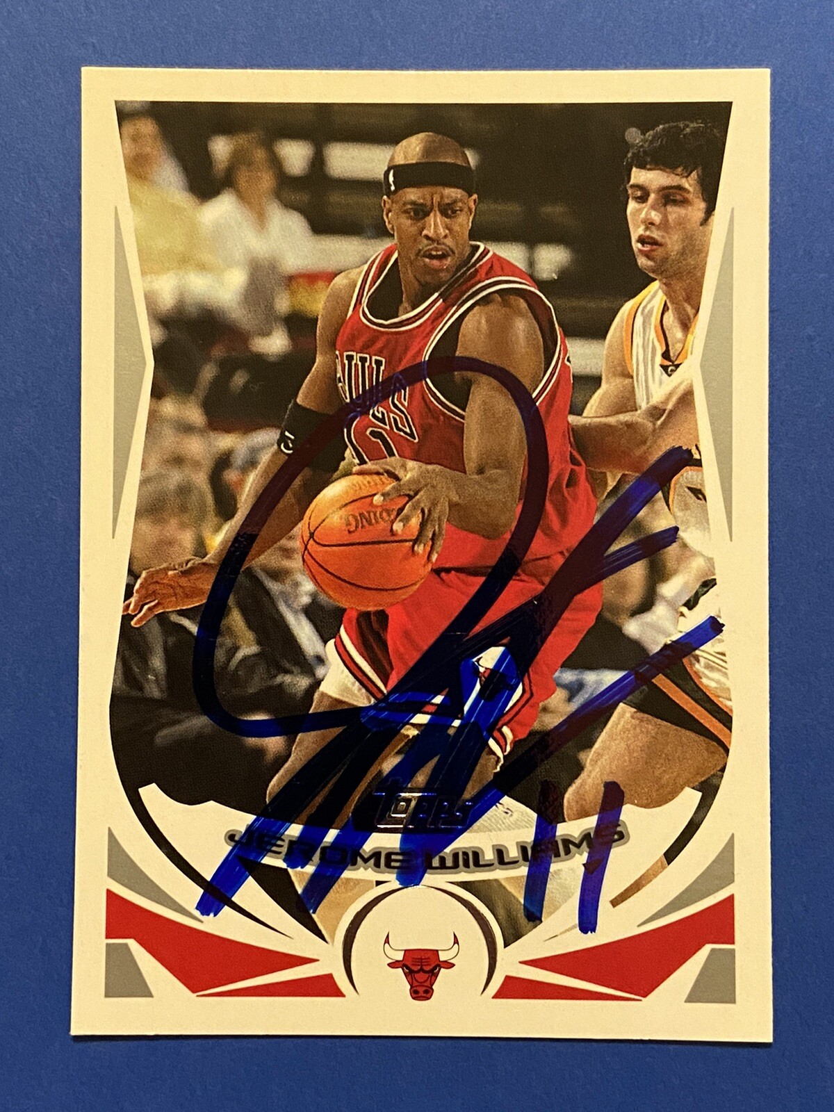 JEROME WILLIAMS Signed 2004-05 Topps #134 Pistons Georgetown Hoya ...