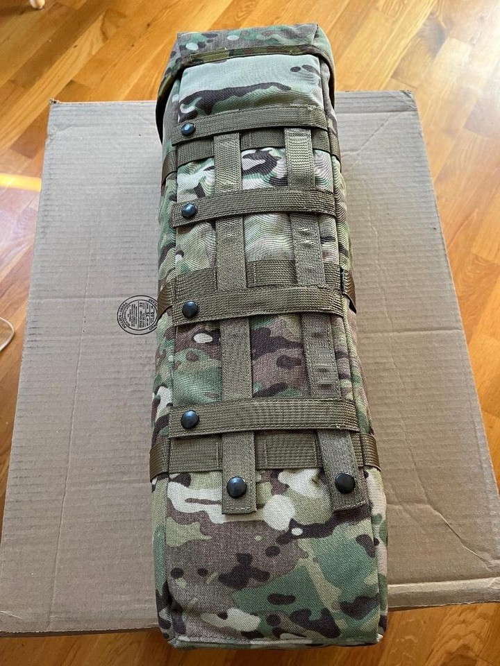 Leonardo DRS MOLLE TRIPOD TACTICAL CARRY POUCH MULTICAM PADDED | eBay