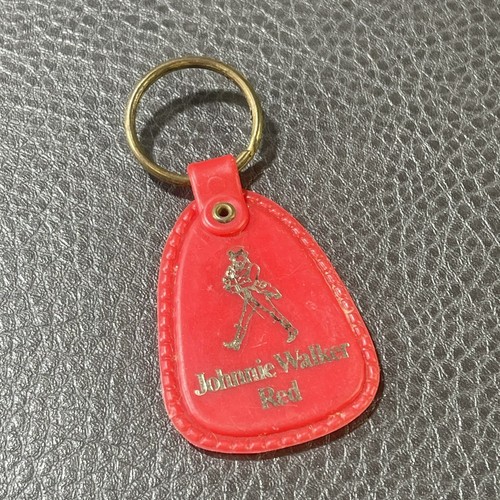 Vintage Johnnie Walker Red Key Chain Fob Plastic Made USA Scotch ...
