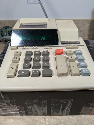 Sharp EL-1197 III Electronic Printing Calculator Tested Works | eBay