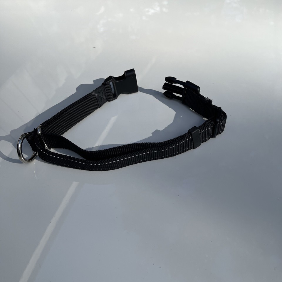 EzyDog Quick Fit Black Custom Fit Adjustable Dog Collar Size Large | eBay