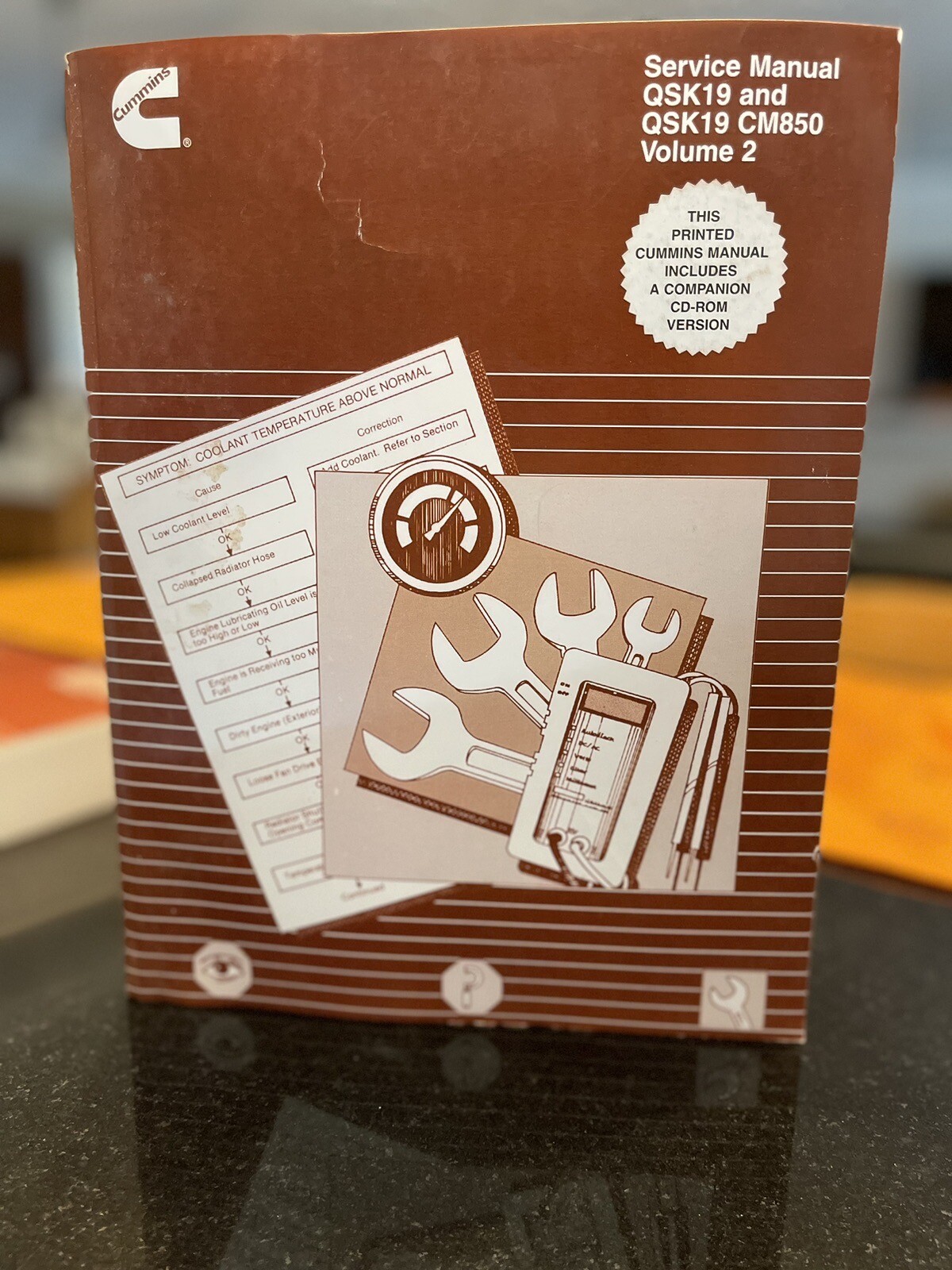 Cummins Service Manual QSK19 & QSK19 CM850 Volume 2 With CD-ROM VERSION ...