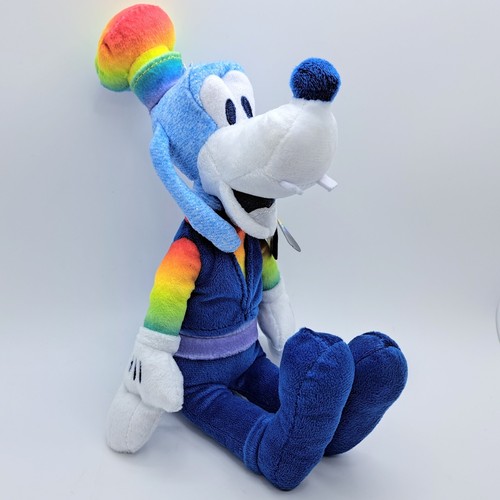 Goofy Disney Rainbow Collection Pride Bean Bag 6" Plush LGBTQ Gay Pride ...