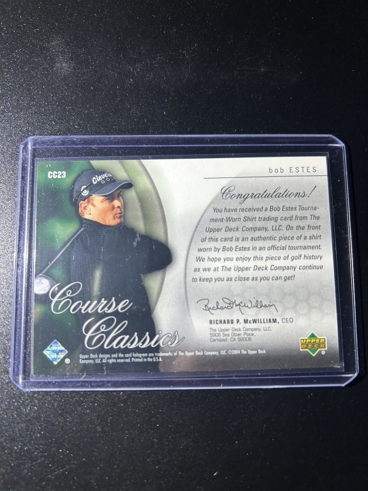 F162,956 2004 SP Authentic Course Classic #CC23 Bob Estes | eBay