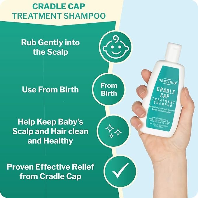 Dentinox Cradle Cap Treatment Shampoo for Babies, 125 Milliliters | eBay UK