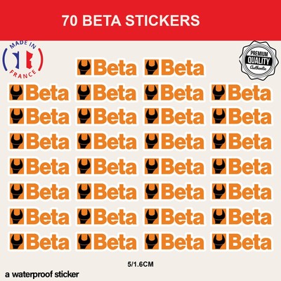 Stickers Beta 70 Pièce vinyle Original | eBay