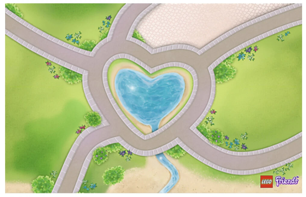 Lego Friends Heartlake City Playmat