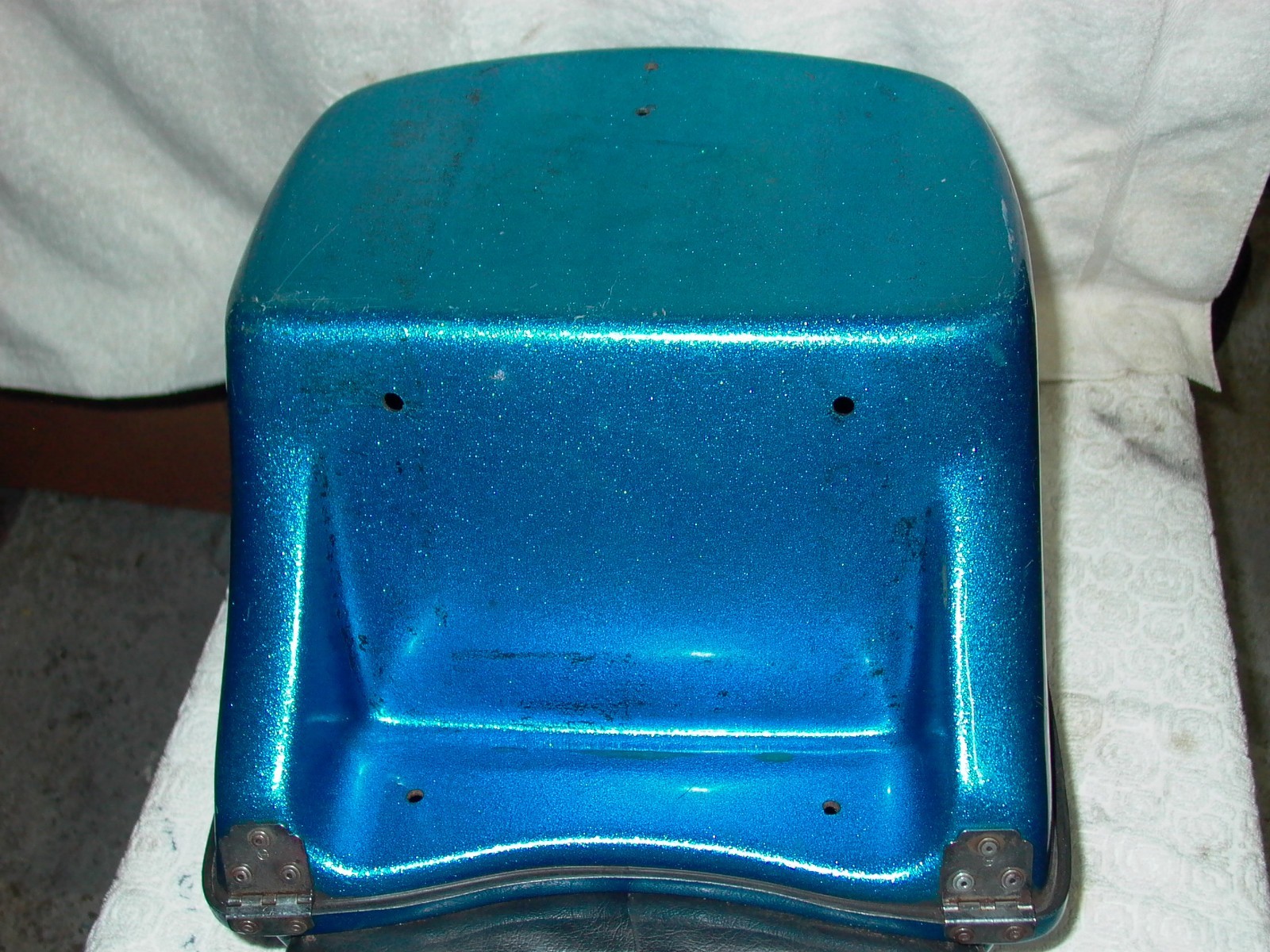 WIXOM Ranger #304 Blue Top Case Box Trunk Luggage w/ Backrest BMW ...