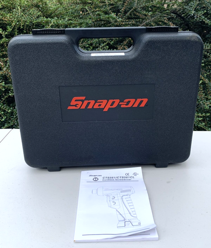 Snap On Cordless Screw Driver CTS561CL Hard Case And Manual ONLY 11x15 ...