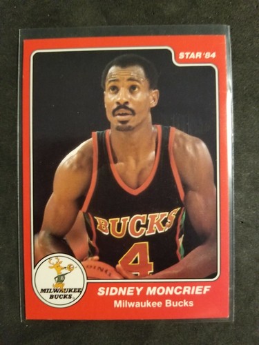 1983-84 Star ((( BLANK BACK ))) SIDNEY MONCRIEF card | eBay