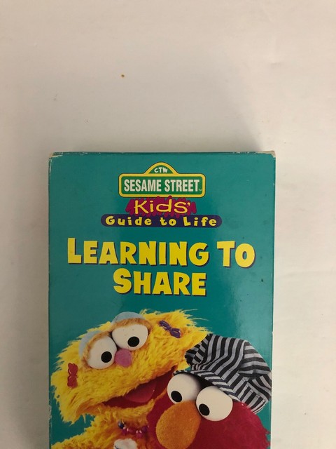 Learning to Share by Sesame Street Kids Guide To Life (VHS, 1996) for ...