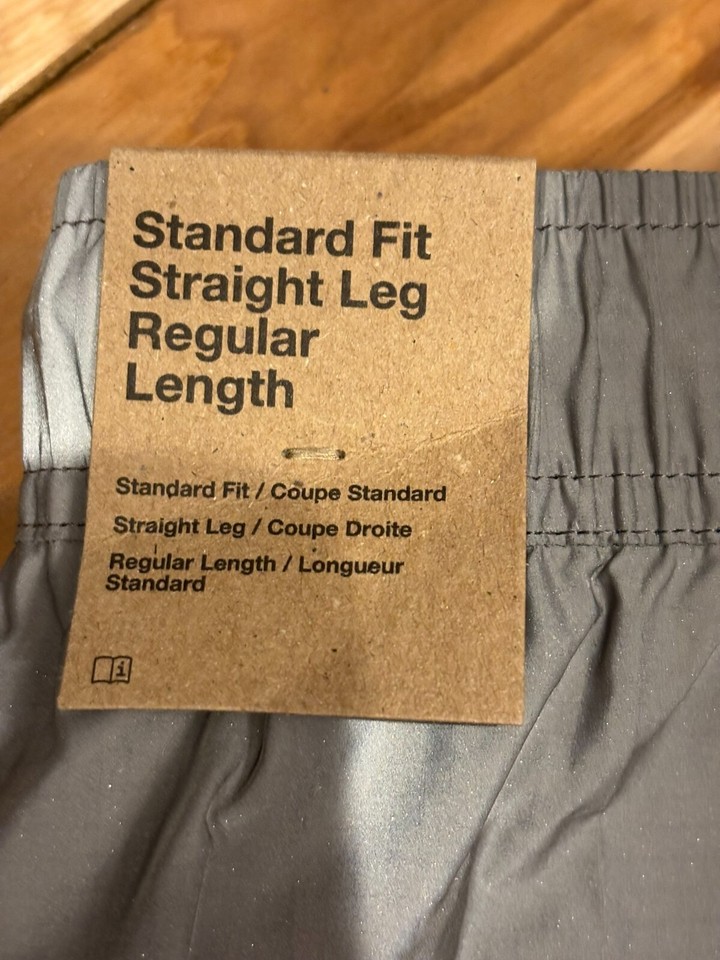 Nike Tech Woven Flash Pants Reflect Silver Black FZ7587 035 Men's XL | eBay