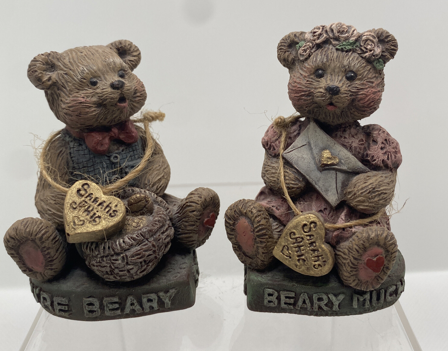 Your Beary Special & I Miss You Beary Much Bears Figurine Vtg 1992 ...