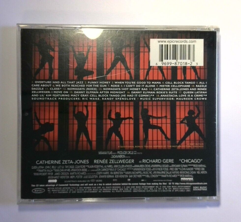 Chicago Soundtrack [USED CD] 696998701823| eBay