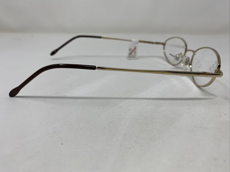 Modern DAZZLE GOLD 53-20-145 Gold Full Rim Metal Eyeglasses Frame 6115 ...
