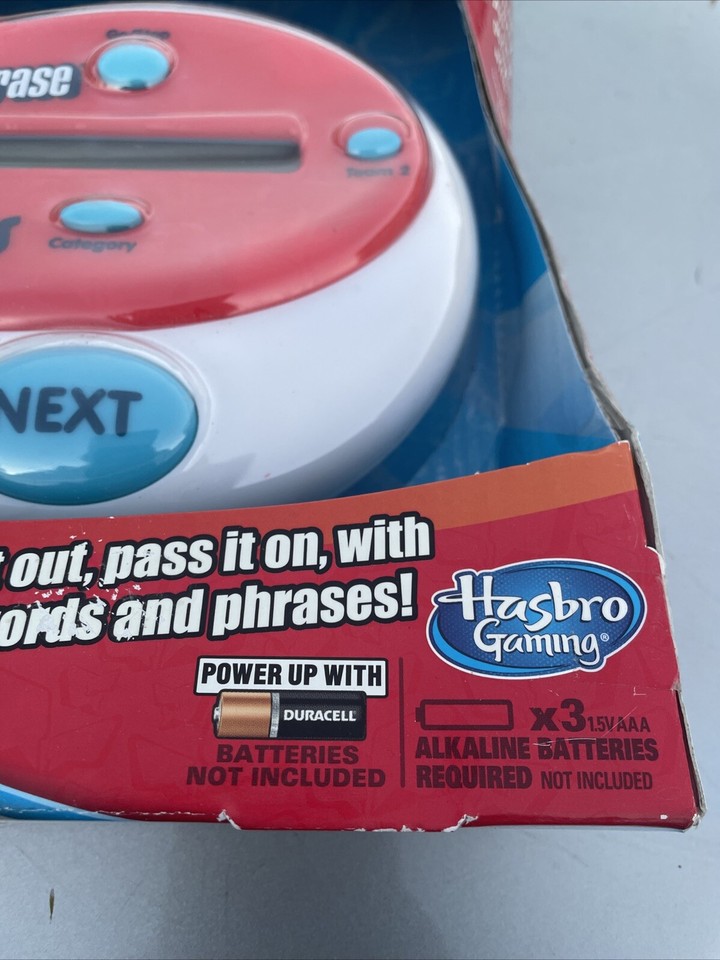 Catch Phrase Decades Electronic Handheld Game Hasbro Gaming 2013 Sealed ...