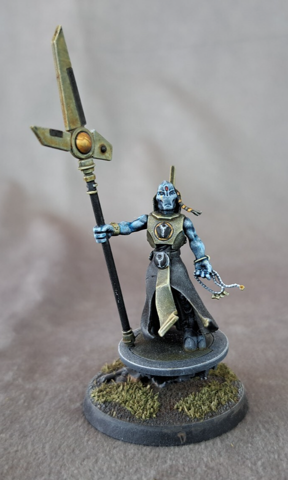 TAU ETHEREAL #1 (TAU SEPT), pro painted, Warhammer 40k, WH40K | eBay UK